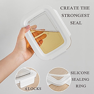 QCHOSWO Leak-Proof Food Storage Container, Family, Travel Essential Multi-Purpose Storage Box