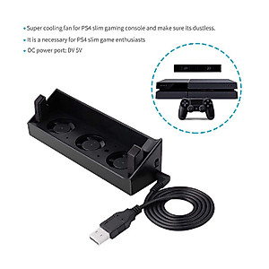 OSTENT External Cooling Fan Turbo Cooler Radiator for Sony Playstation 4 PS4 Slim Console