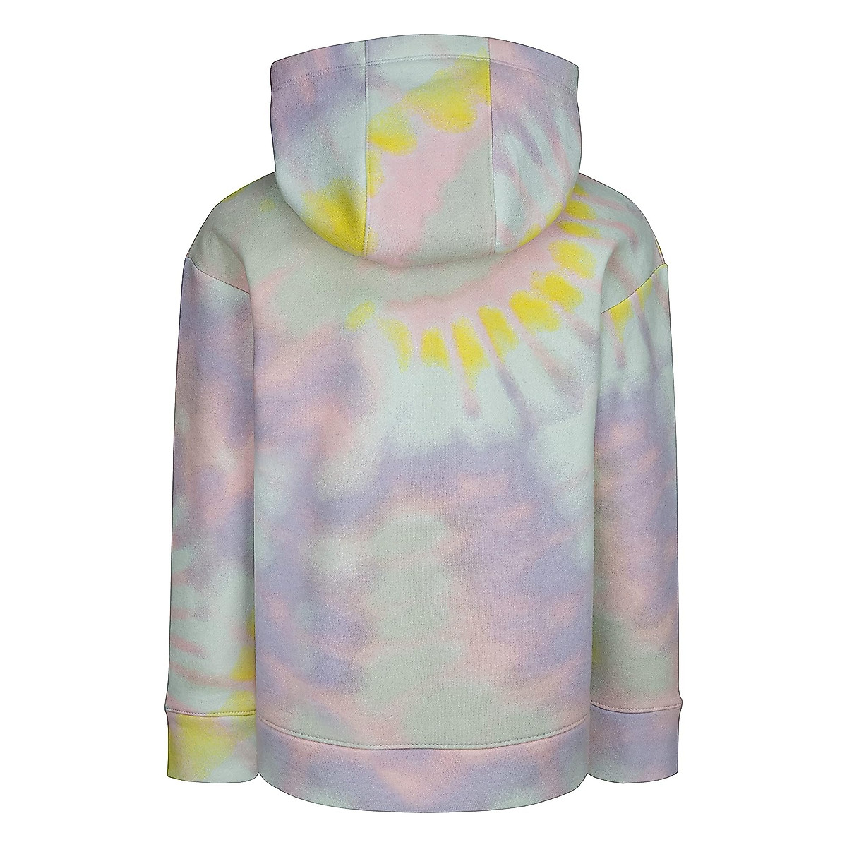Nike Girl's Club Fleece Tie-Dye Hoodie (Little Kids) Purple 6 Little Kid