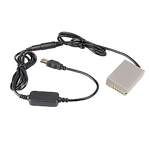 JLWIN BLN-1 BLN1 Decoded Dummy Battery DC Coupler Plus 5V USB Power Bank Cable for Olympus Digital Camera E-M1 E-M5 E-M5II E-P5 Pen-F