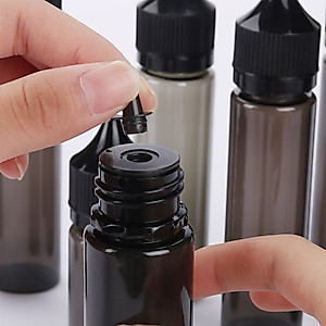 20pcs 30ml Soft PET Unicorn Dropper Bottle Liquid Refill Bottle Liquid Applicator Bottle