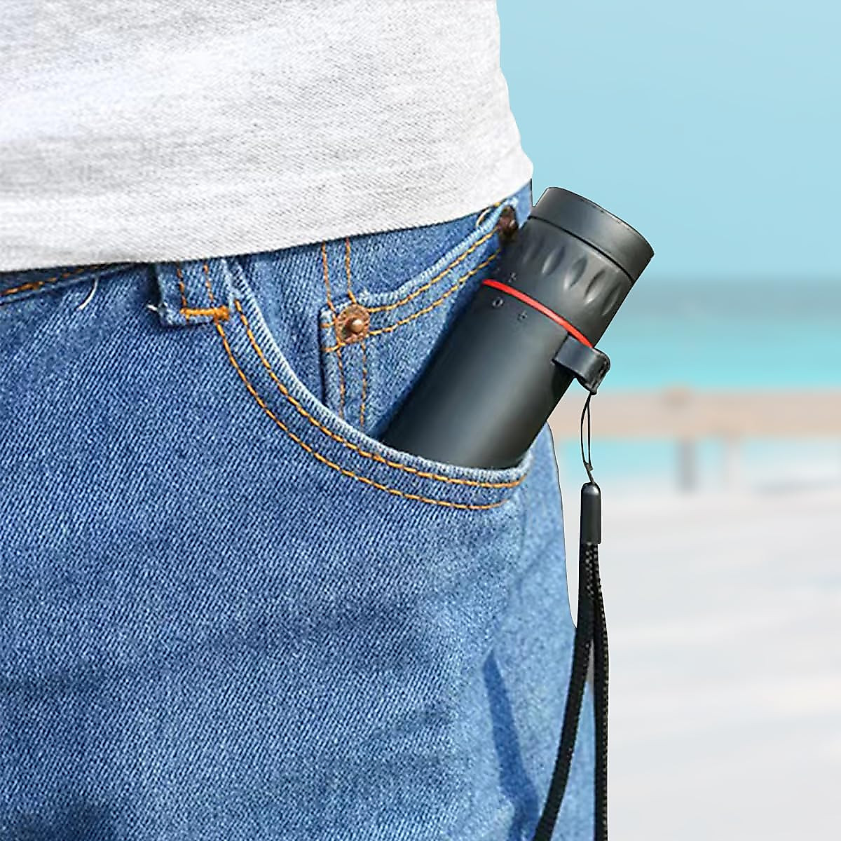 Mini Monoculars - Waterproof Optical Binoculars for Sports, Race, Camping, Travel