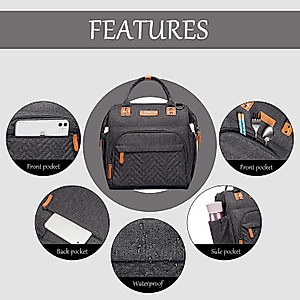 Scorlia Insulated Lunch Bag Thermal Backpack & Leakproof Lunch Tote for Women/Men Work, School, Office, Picnic