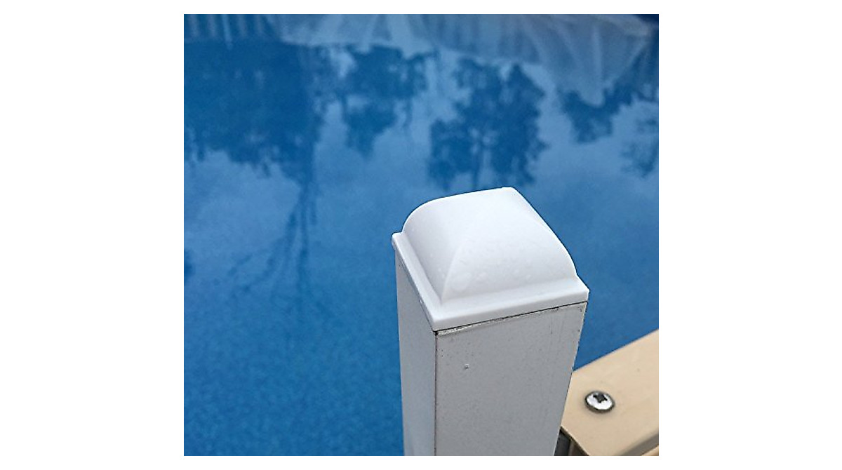 InstaCap Above Ground Pool Fence Post Caps- (Package of 12 Pieces ...
