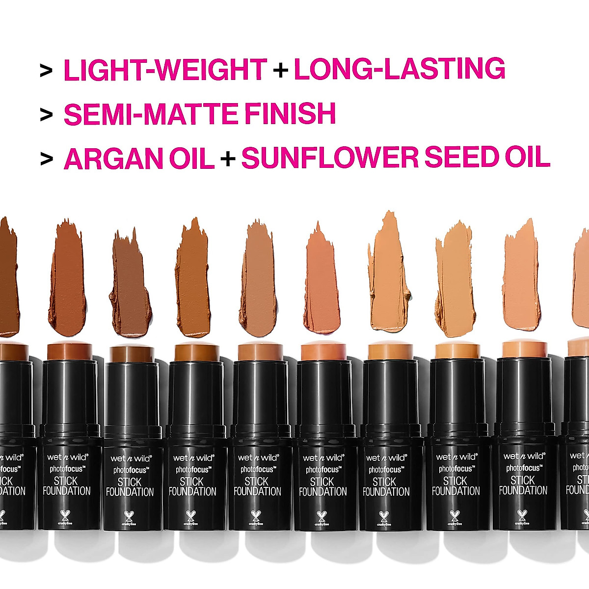 wet n wild Photo Focus Matte Foundation Stick Makeup, Soft Ivory | Vegan & Cruelty-Free