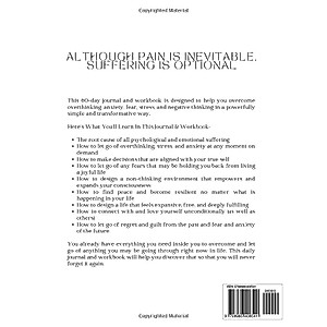Healing Anxiety & Overthinking Journal & Workbook: Let Go Of Anxiety, Overcome Fear, Find Peace & End Suffering