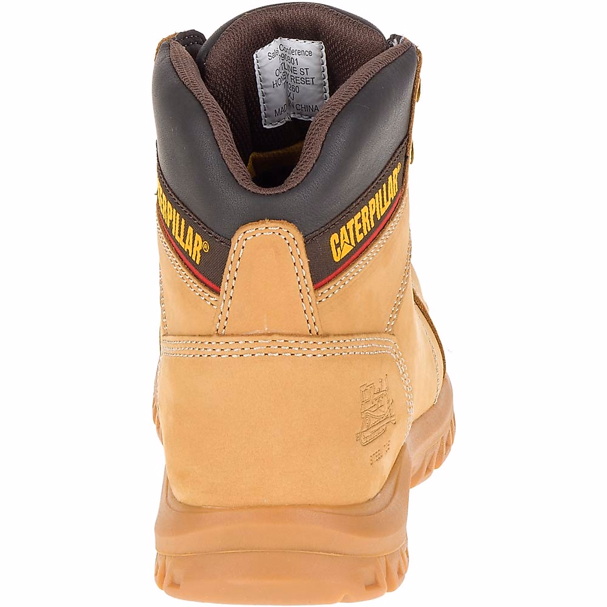 Cat Footwear Men's Outline St Work Boot, Honey, 8