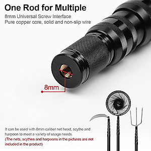 Telescoping Tarp Poles, Replacement Canopy Adjustable Carbon Fiber Rods Set of 2, Portable & Lightweight Tent Tarps for Awning, Outdoor Camping, Hiking 3M