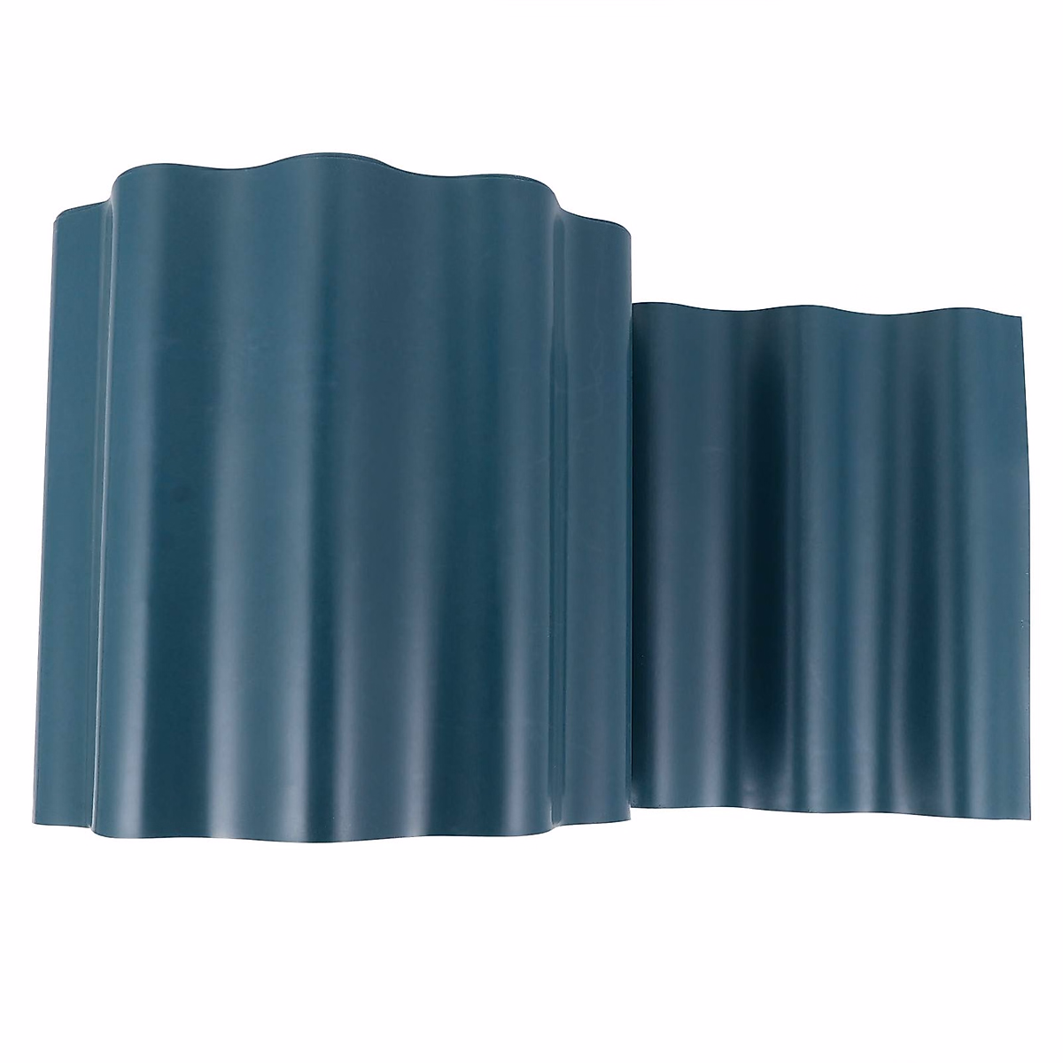 Yardwe 3rolls Panels Grass Fences Corrugated Decoration Ripple Borders Planting Plant Home Mxcm Tree Plastic for Flowerbeds Edging Stones Bed Edgings Flexible Stop Root Plants