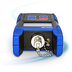 speedwolf 1310/1550nm FTTH Fiber Optic Light Source Mini Fiber Optic Tools with SC FC ST Adpater for Optical Fiber Maintenance(OLS622N)