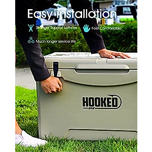 ALIENSX Universal Replacement Lid Latches for Yeti Tundra and Roadie Coolers, Durable Rubber T-Latch Design, Helps Save Fingers/Knuckles, fits Yeti, RTIC & Other Related Coolers (Aqua)