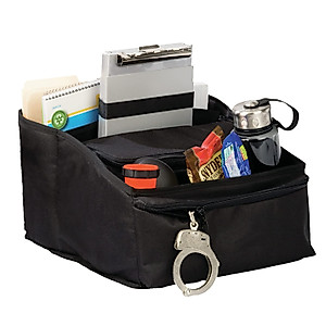 Uncle Mike's Law Enforcement Deluxe Car Seat Organizer, Black
