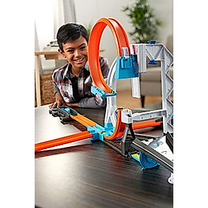 Hot Wheels DLF28 Track Builder System Stunt Kit Playset [Amazon Exclusive]