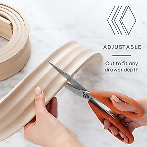 YouCopia SpiceLiner Spice Drawer Liner, 10ft Roll, Sandstone