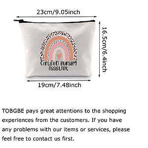 TOBGB CNA Gift Certified Nursing Assistant Gift CNA Nurse Zipper Bag Nursing Assistant Makeup Bag Nurse Appreciation Gift (CNA Nurse Bag)