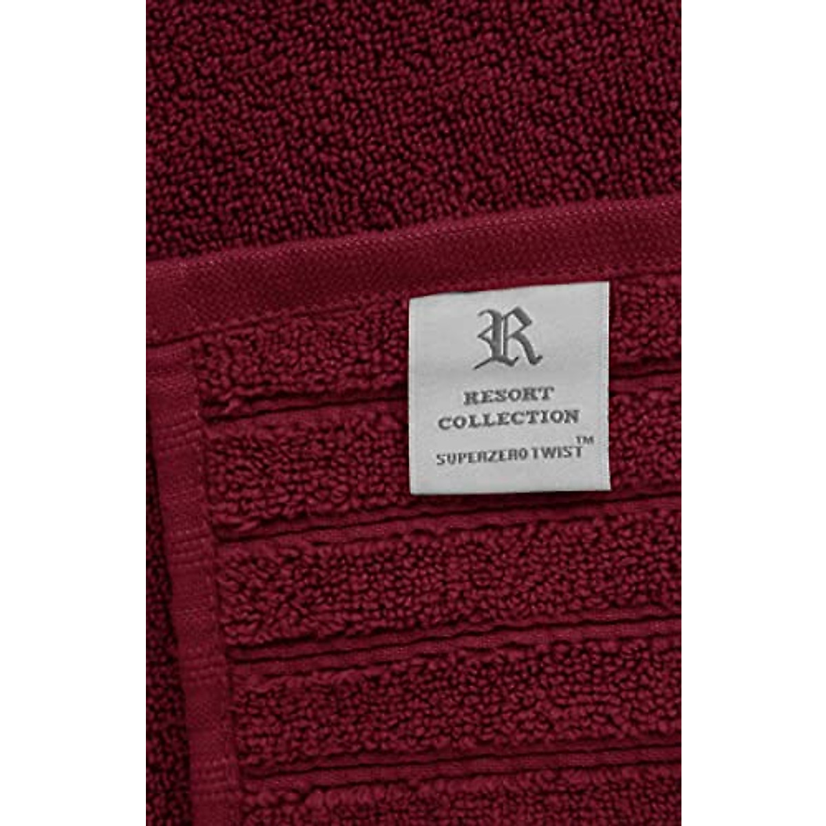 COTTON CRAFT Washcloths - 12 Pack Super Zero Twist Facecloths -13x13-100% Cotton Baby Wash Cloths - Ultra Soft Absorbent Everyday Luxury Bathroom Kitchen Spa Gym Pool Camp Dorm - Easy Care - Garnet