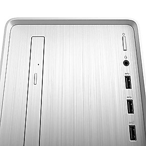HP Pavilion Desktop, 10th Gen Intel Core i3-10100 Processor, 8 GB RAM, 512 GB SSD, Windows 11 (TP01-1030, Silver)