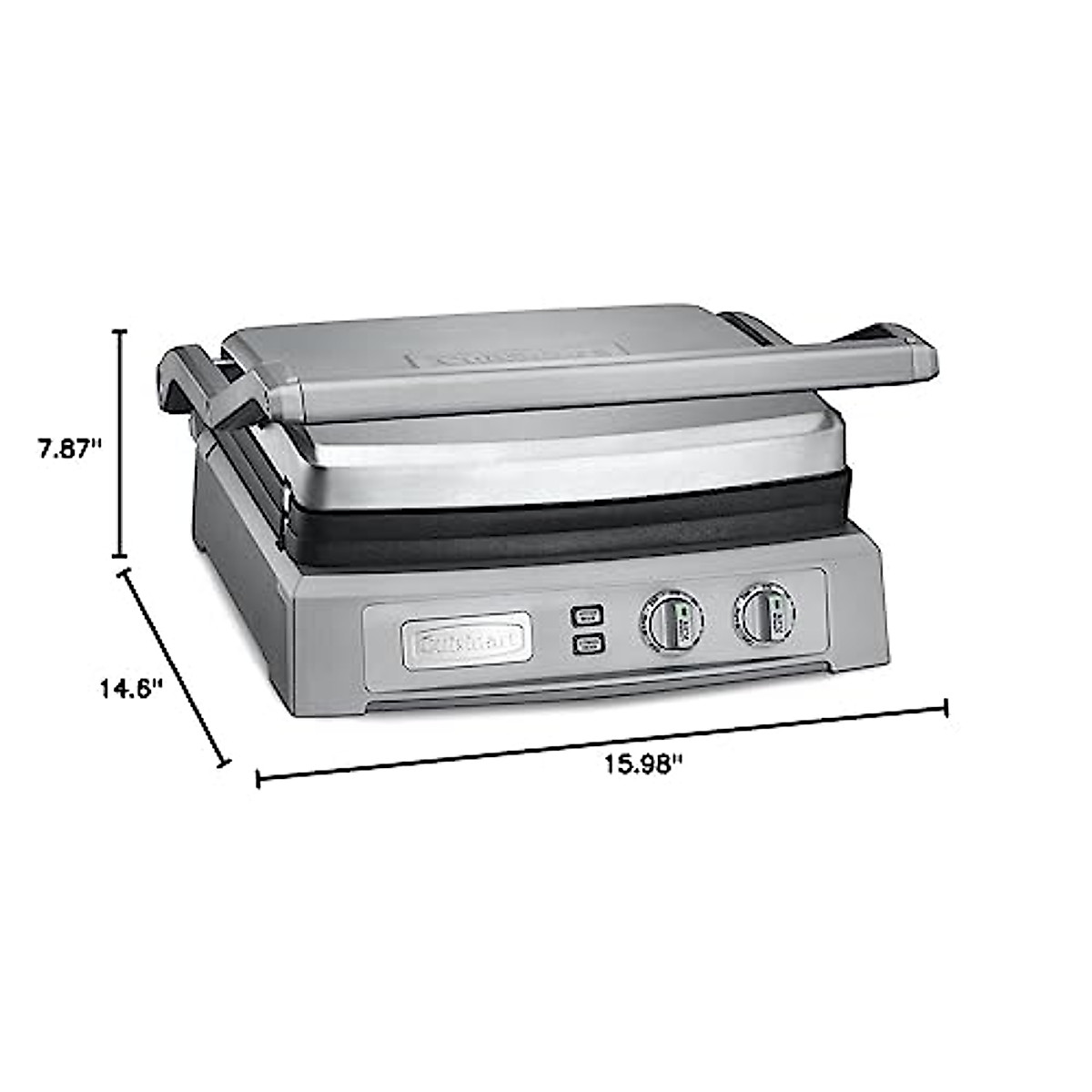 Cuisinart GR-150P1 Deluxe Electric Griddler, Stainless Steel