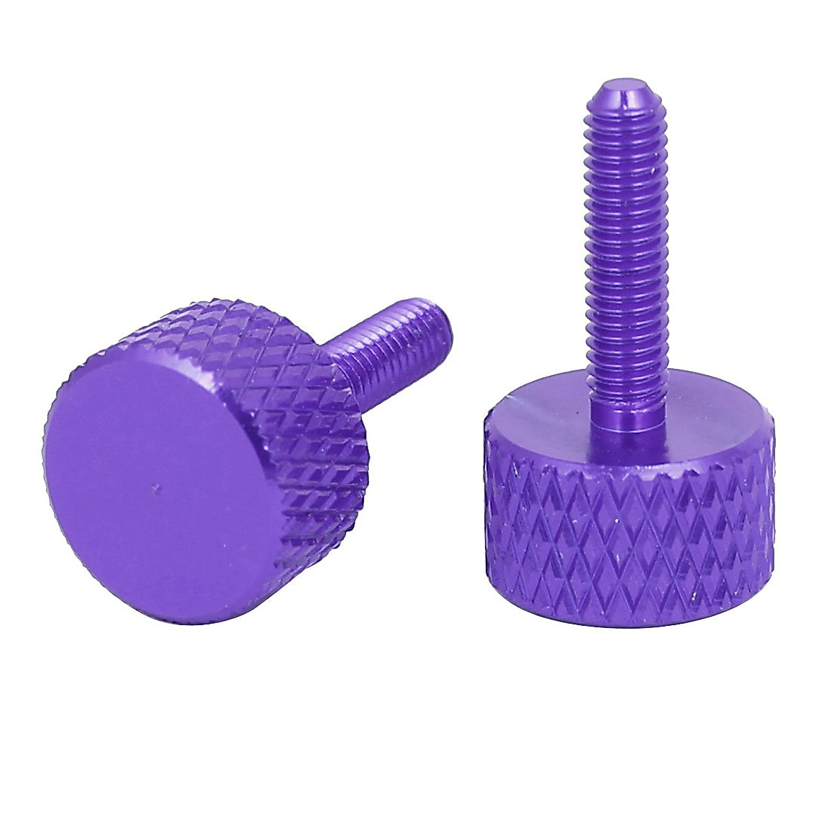 Aexit Computer PC Cleaning & Repair Graphics Card Knurled Head Thumb Screws Purple Computer Screws M3x12mm 10pcs