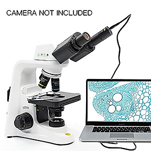 SWIFT Stellar 1 Pro-B Research-Grade Infinity Corrected Lab Compound Microscope, 40X-2500X, Siedentopf Binocular Head, Mechanical Stage, Abbe, Ultra-Precise Focusing, User and Eco-Friendly