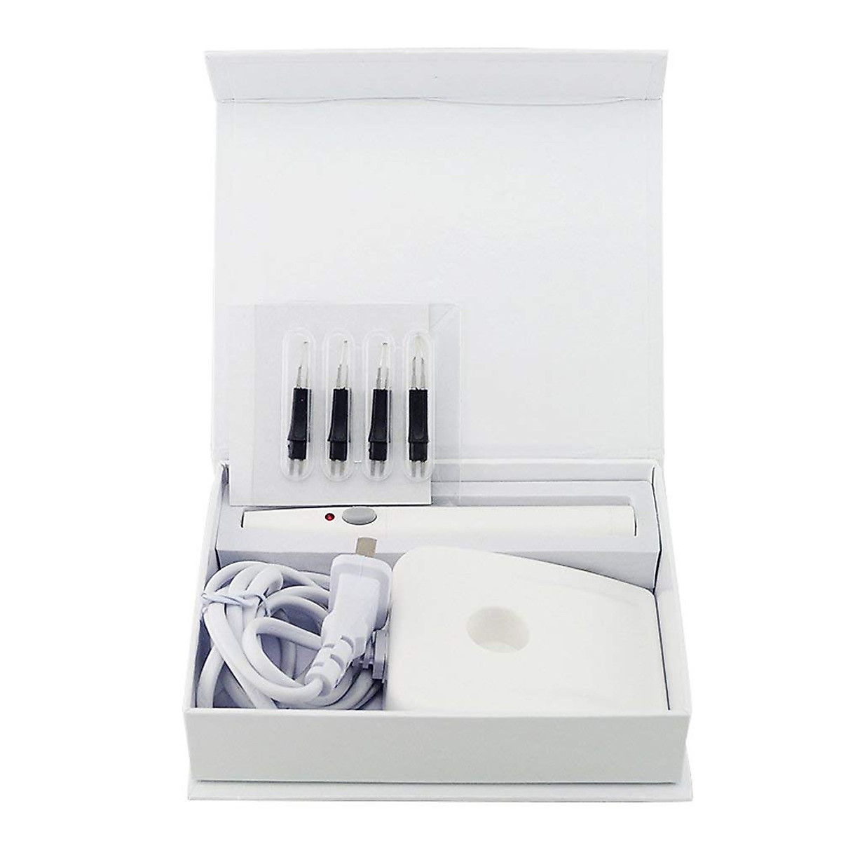 Dent~al Gutta Percha Teeth Gum Cutter Endo Gutta Percha Cutter with 4 Tips 110V