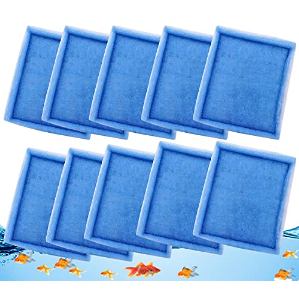 exrepar 10 Pcs Aquarium Filter Cartridges Compatible with Aqua-Tech 10-20 Power Filters,Replacement for EZ-Change No.2