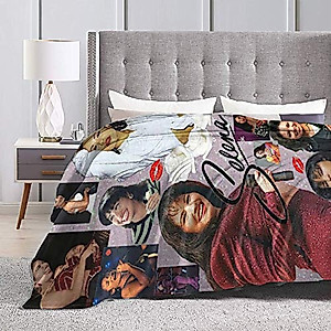 Uilove Selena Quintanilla Fleece Blanket Soft Cozy Throw Blanket Flannel Blankets for Couch Bed Living Room 50X40 Inch