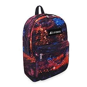 Everest Kids' Basic Pattern Backpack, Galaxy, One Size,1045KP-GALAXY