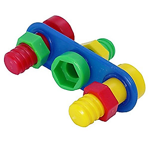 Bonka Bird Toys 01081 Screw IT! Foot Talon Toy Conure Amazon Macaw African Grey