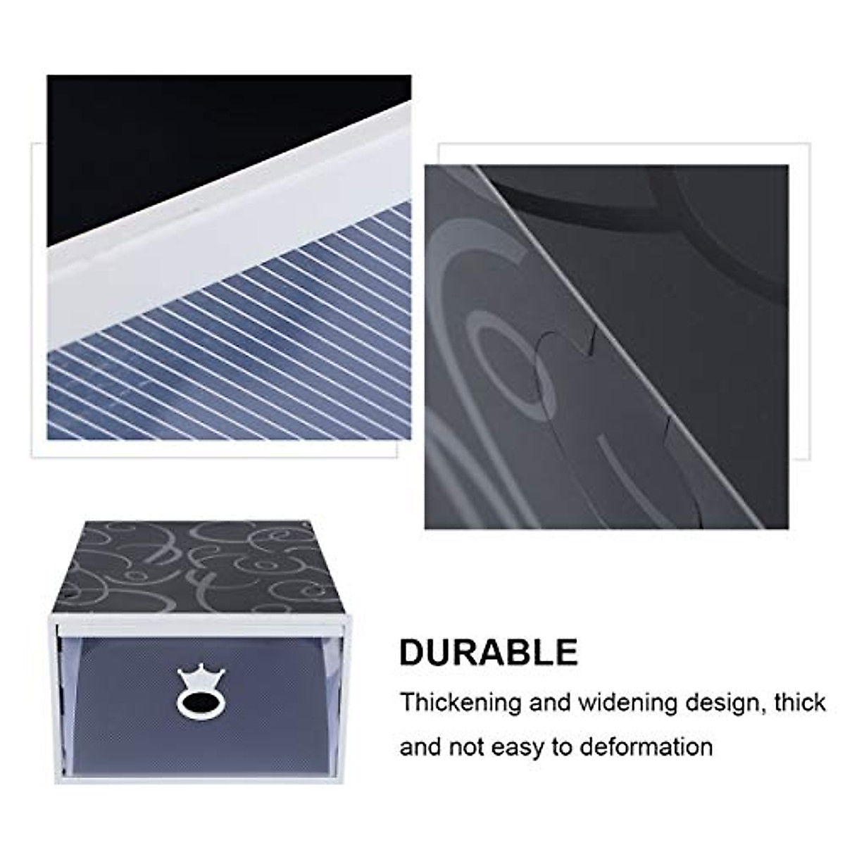 Cabilock SNEAKER SHOE CONTAINERS- Large capacity, thickened and durable.