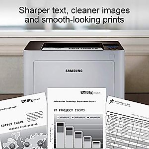 HP Samsung ProXpress M3820DW Wireless Monochrome Laser Printer with Mobile Connectivity, Duplex Printing, Print Security & Management Tools (SS372C)