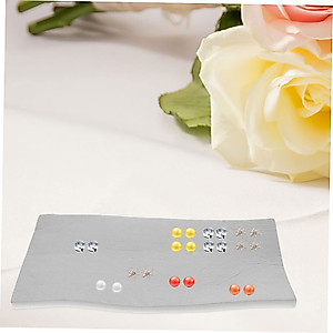 Zerodeko 198 Jewelry Sponge Pad Jewelry Drawer Organizer Trinket Showcase Pads Rings Sponge Insert Sponge Rings Stand Make up Drawer Makeup Tray Earring Holder Travel Hanging Finishing Tray