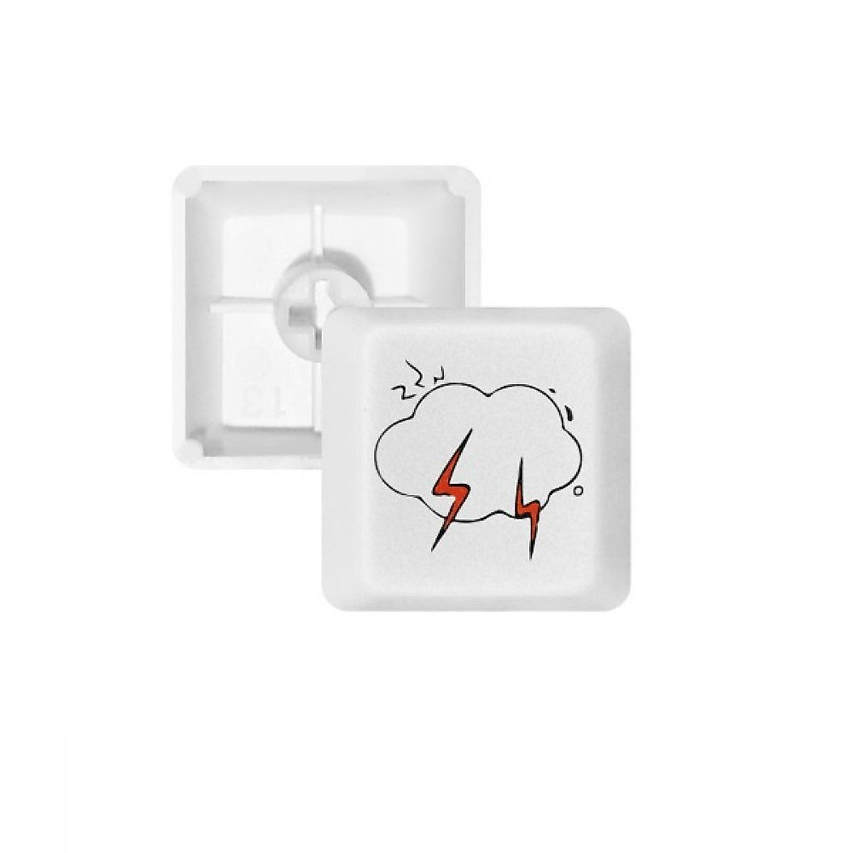 DIYthinker Weather Cloud Illustration Pattern Keycap Mechanical Keyboard PBT Gaming Upgrade Kit