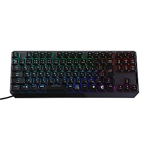 MSI Vigor GK50 Low Profile TKL JP USB Gaming Keyboard Numeric Keypadless KB595 Black