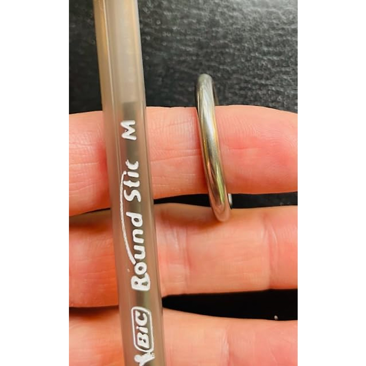 4 Pieces Stainless Steel 316 Round Ring Welded 5/32" x 1" (4mm x 25mm) Marine Grade O - Ring anillo Redondo