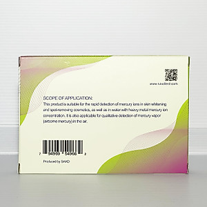 Mercury Concentration Test Strips in Water and air, 30 Pieces of Test Strips Fast and Easy to use. SAXD 2024