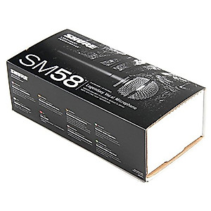 Shure SM58S Professional Vocal Microphone w/On/Off Switch (2 Pack), XLR