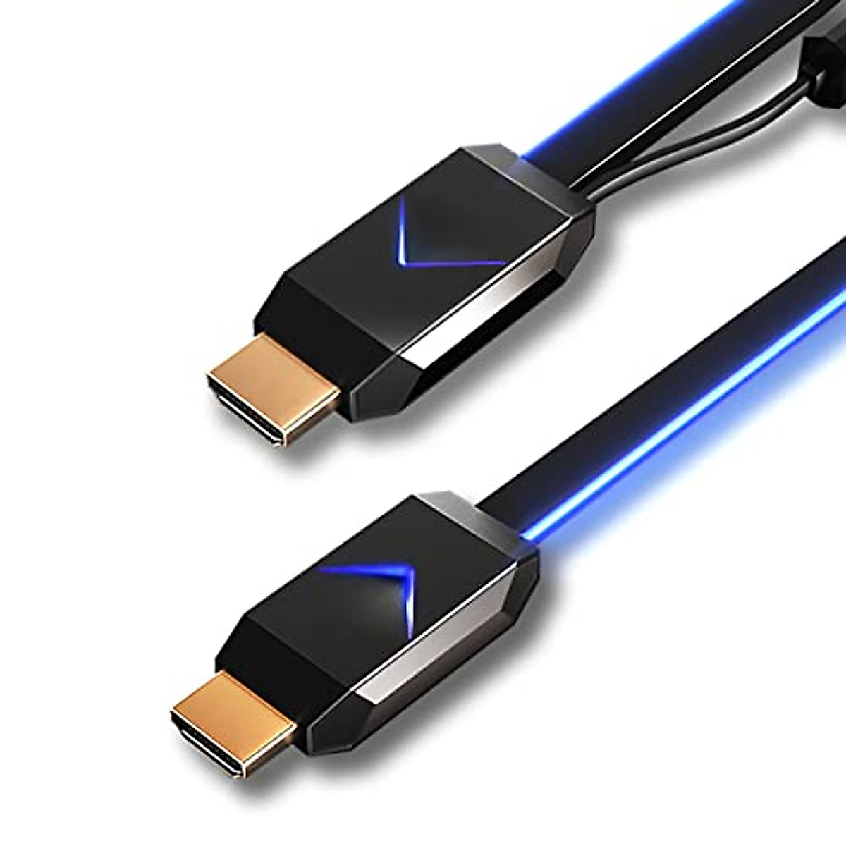 VIVIFY ARQUUS W73 The World's First Fiber Optic HDMI 2.0 Console Gaming RGB Light up 4K Cable 15ft DPL HDMI Certified