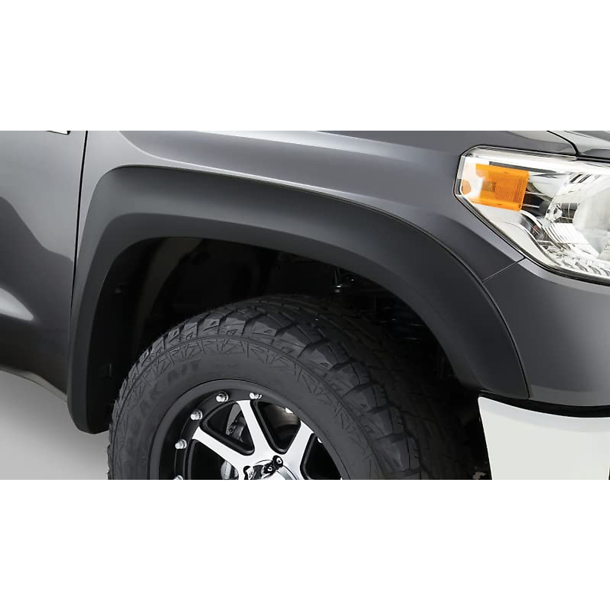 Bushwacker Extend-A-Fender Extended Front & Rear Fender Flares | 4-Piece Set, Black, Smooth Finish | 31911-11 | Fits 1995-2004 Toyota Tacoma 4WD w/ 6.2' Bed