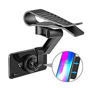 WixGear Universal Visor Magnetic Car Mount Holder, for Cell Phones with Fast Swift-Snap TM Technology, Magnetic Cell Phone Mount (Visor Mount)