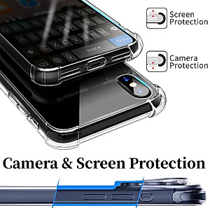 GuluGuru [2-Pack] for Motorola ThinkPhone Case Crystal Clear [Anti-Yellowing Technology] Transparent Soft TPU Defensive Bumper Cover Light Slim Shockproof Armor Protective Phone Case