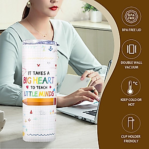 DHQH Teacher Christmas Gifts For Women,Teacher Appreciation Gifts End of Year, Teacher Thanksgiving Gifts From Student, 20 oz Tumbler