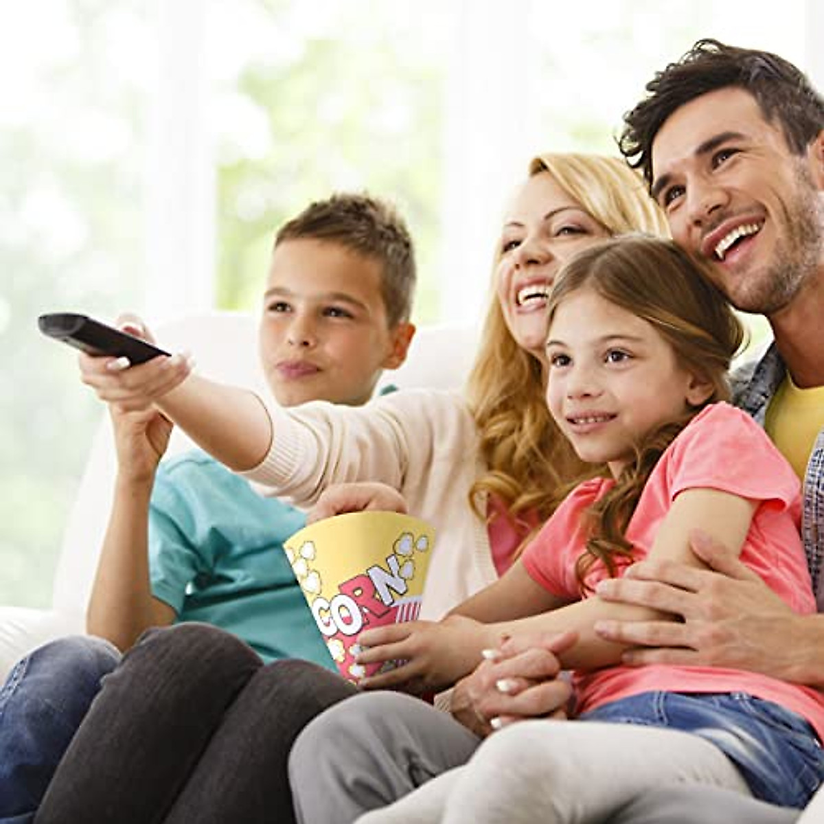 Popcorn Paper Bag Popcorn Bags, Triangle Popcorn Bags for Family Movie Night Baseball Themed Carnival Christmas Birthday Party 50 Pcs Popcorn Favor Bags