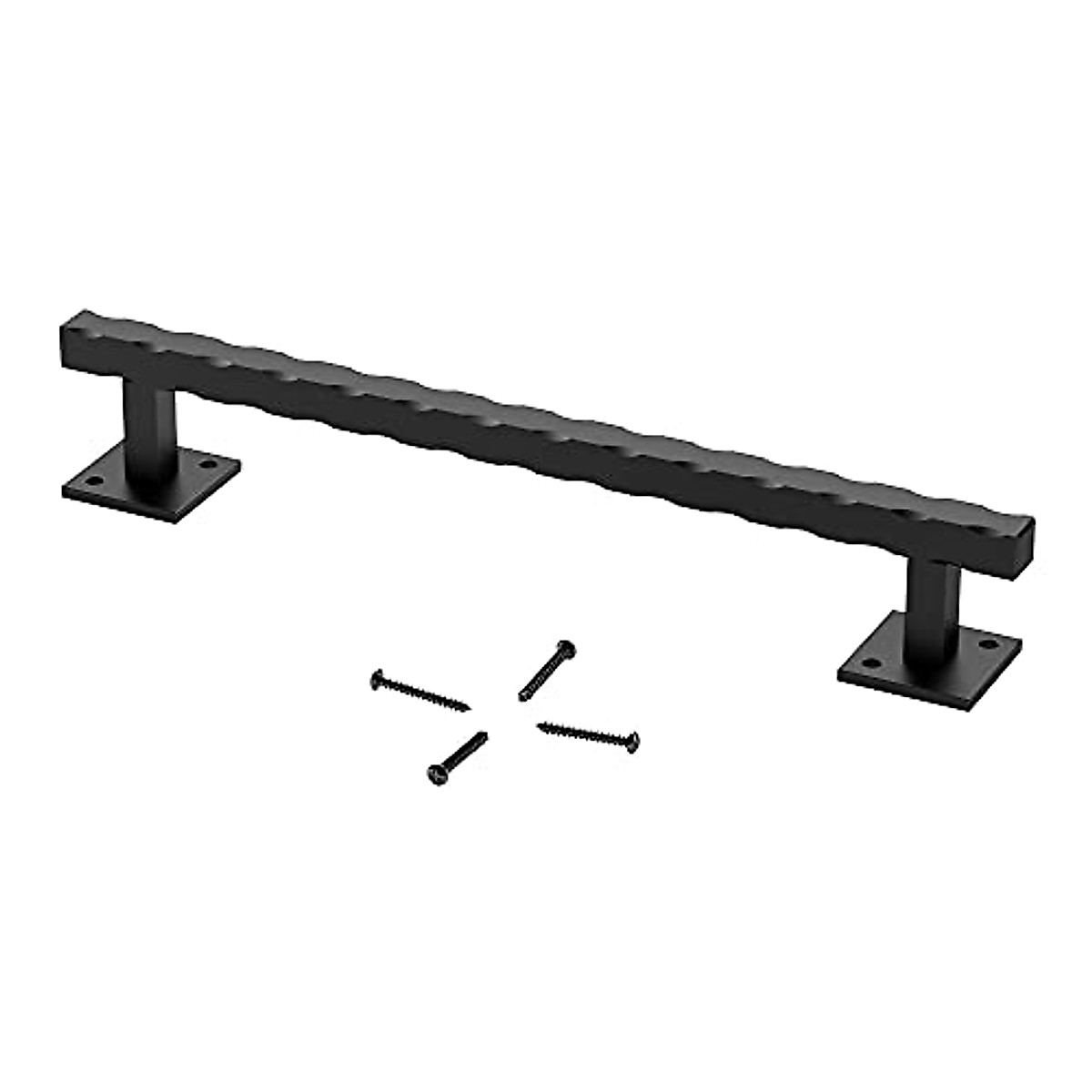 skysen Sliding Barn Door Handle Pull Black for Sliding Barn Door 12" Black(684)