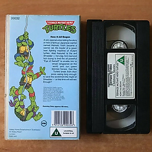 Teenage Mutant Hero Turtles: How It All Began [Tempo Video] Children's - Pal VHS