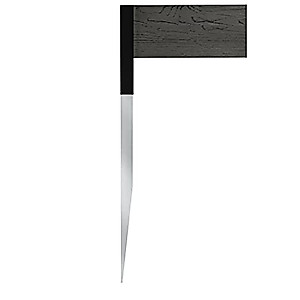 Enclo Privacy Screens 3.5ft H x 3.5ft W EC18002 Woodtek Vinyl Lincoln Outdoor Privacy Fence Panel Screen No-Dig Kit, Charcoal (2-Pack)