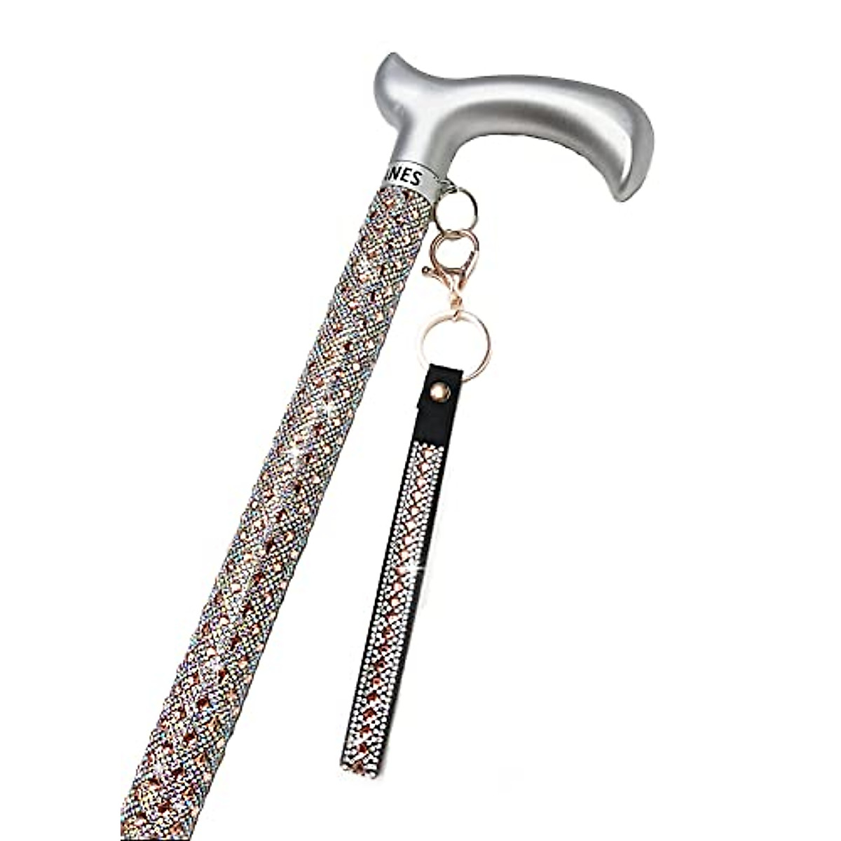 Jacqueline Kent Sugar Cane - Adjustable Cane - Rose Gold