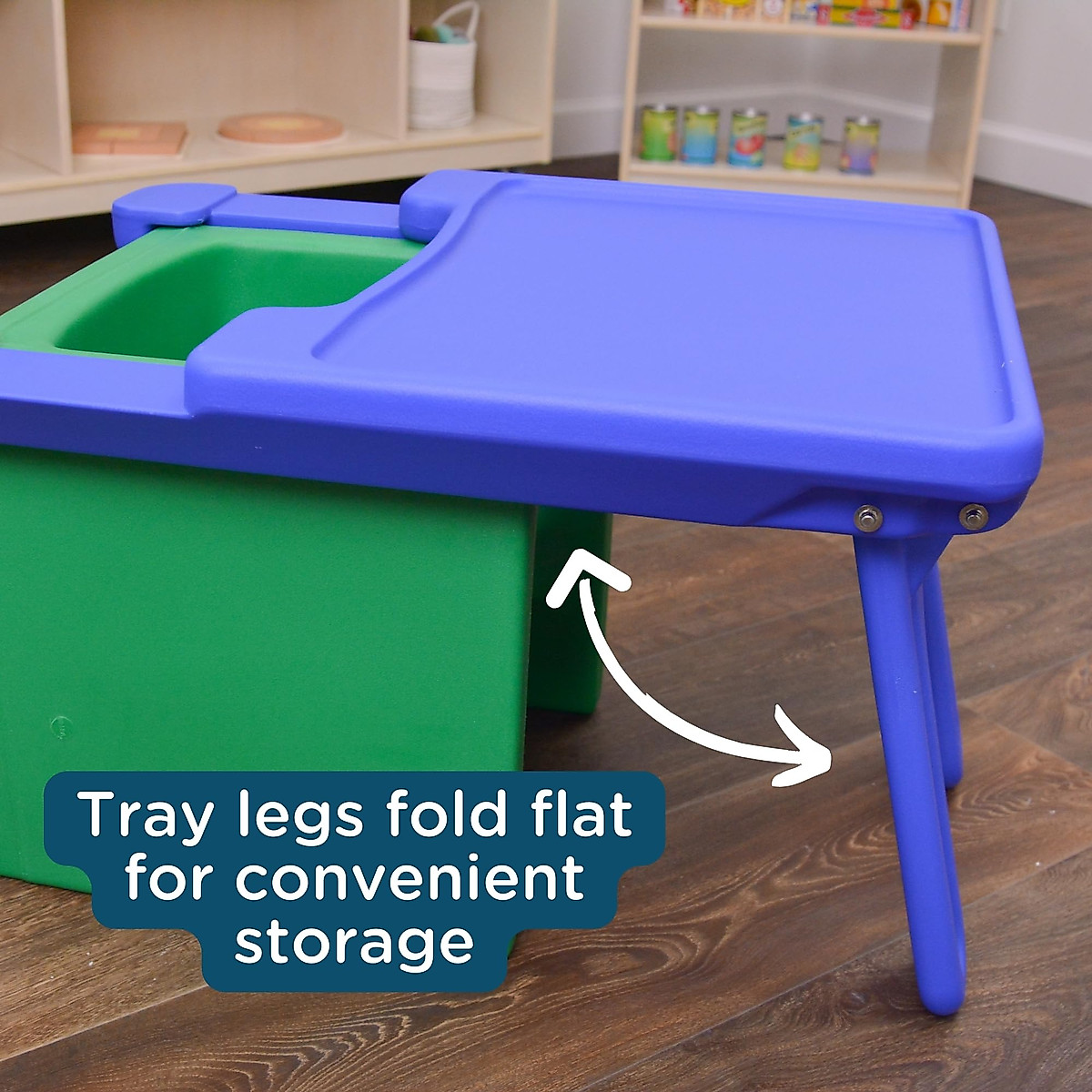 Children's Factory - 1188 Edutray, Tray Converts Cube Chair to Kids Desk, Chair Becomes Toddler Desk & Chair Set in Seconds for Daycare/Playroom/Homeschool - Cube Chair (SOLD SEPARATELY)