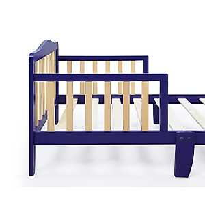 Olive and Opie Twain Toddler Bed in White and Black