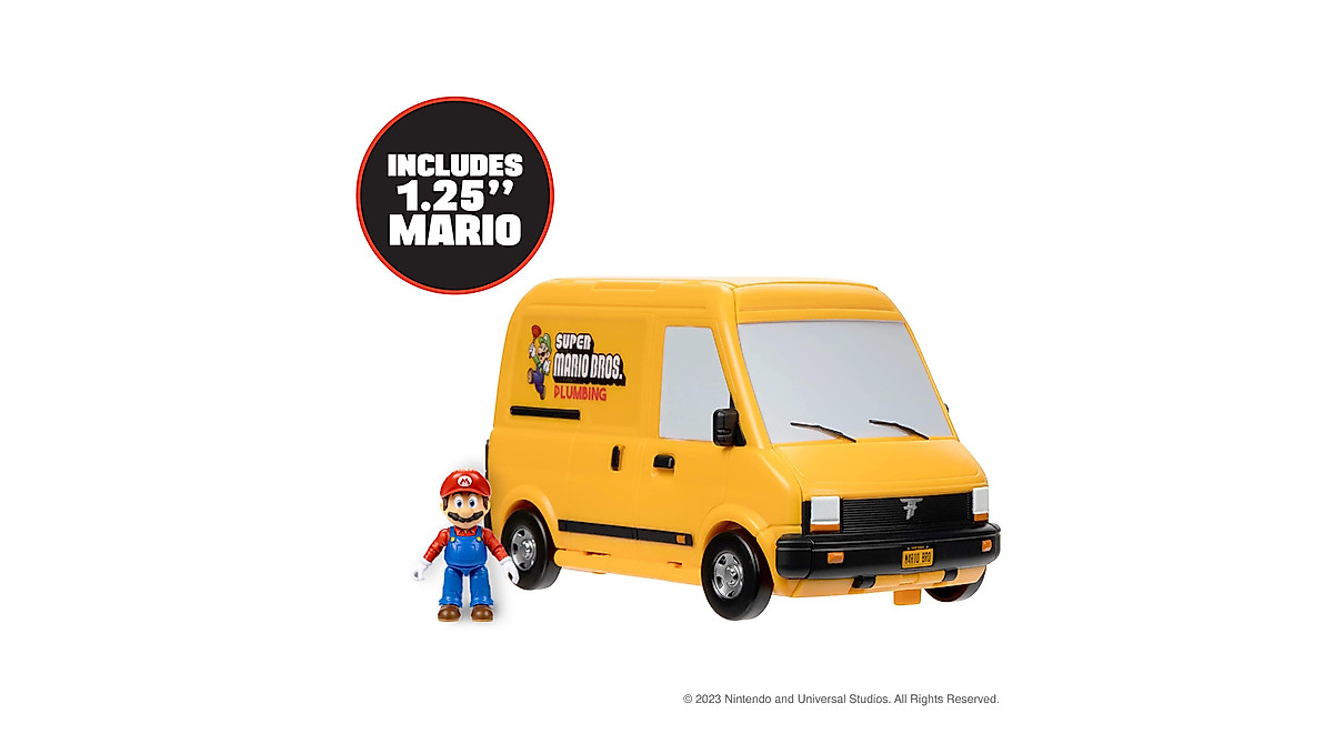 Super Mario Bros. Van Playset | Mini Mario Included